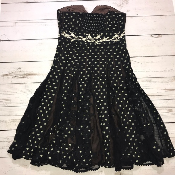 Anthropologie | Dresses | Lithe Anthro Little Champagne Cocktail Dress ...